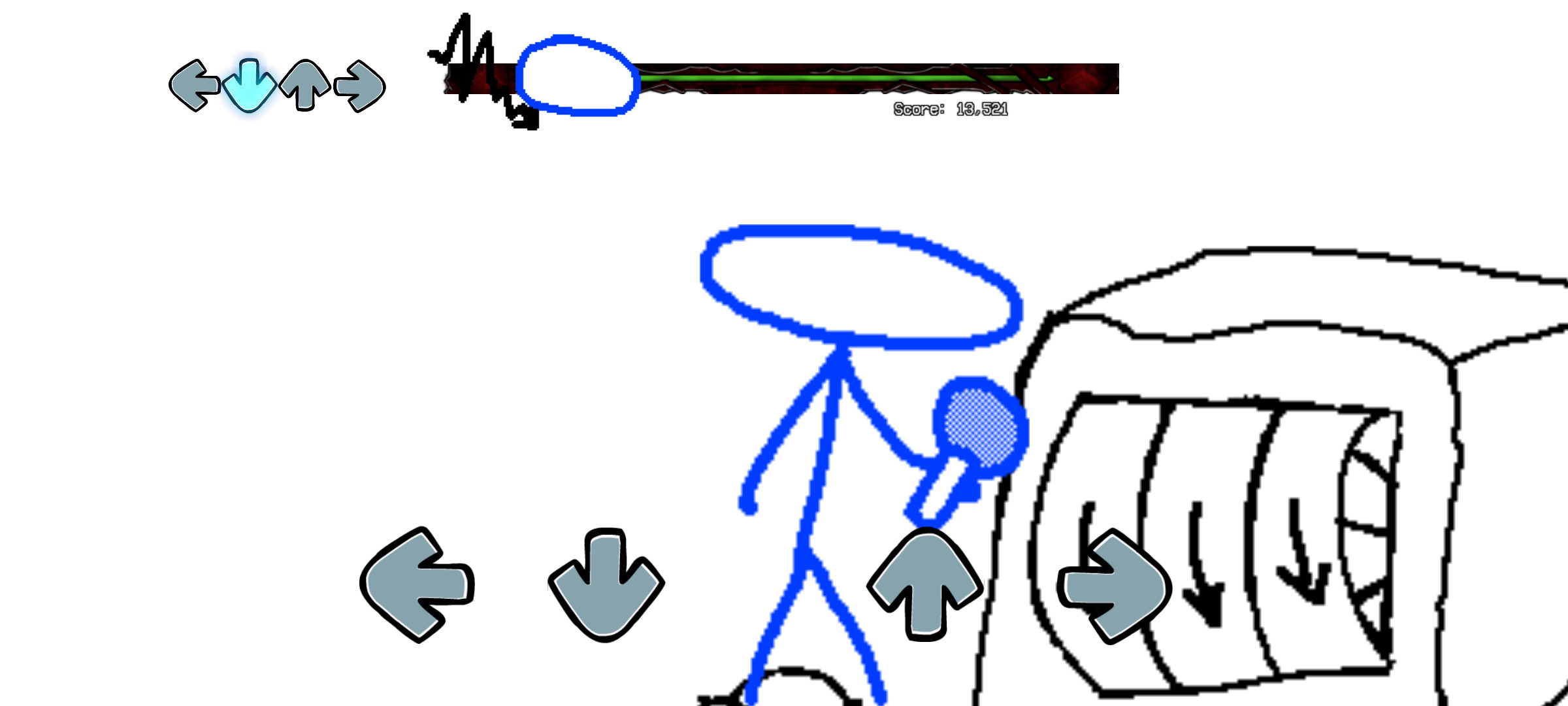 Gamblecore v slice port Mod for Friday Night Funkin' | FNF Mods