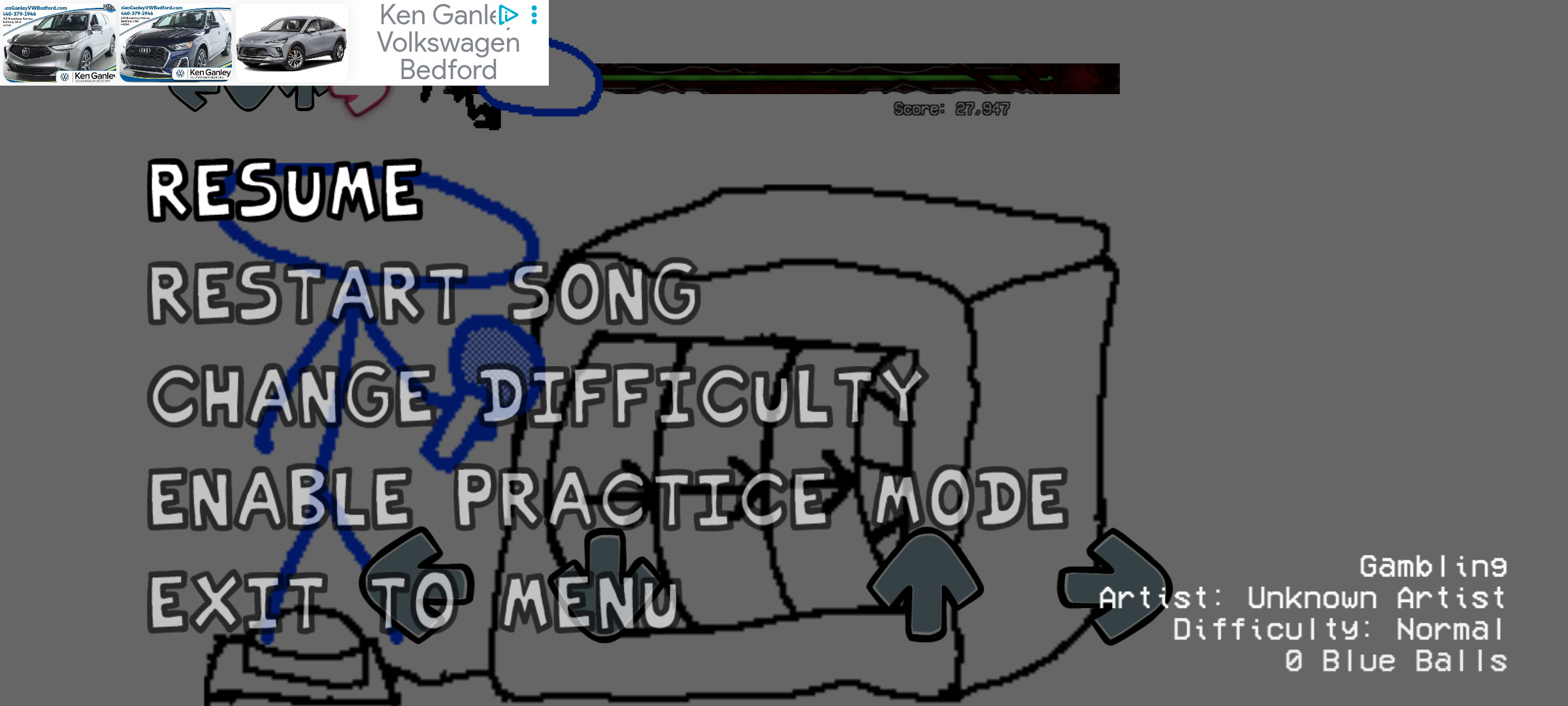 Gamblecore v slice port Mod for Friday Night Funkin' | FNF Mods