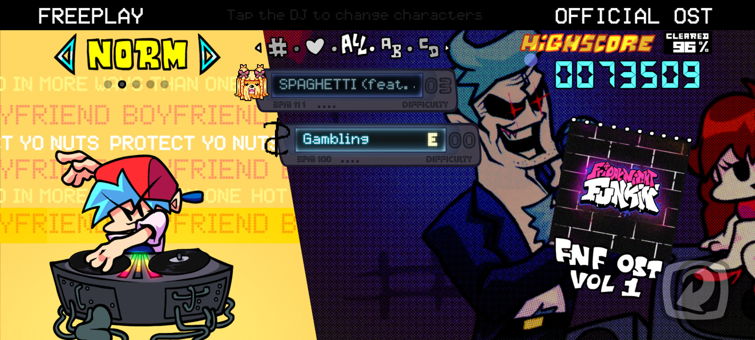 Gamblecore v slice port Mod for Friday Night Funkin' | FNF Mods