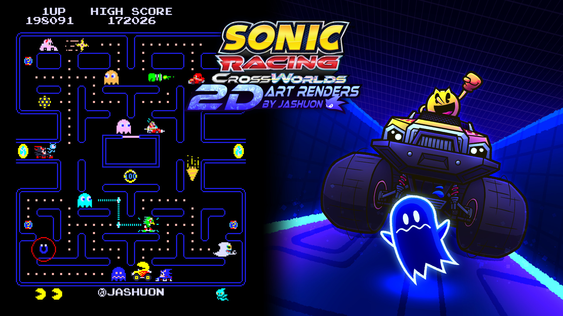 2D Art Renders Mod for Sonic Racing: CrossWorlds | SR:CW Mods