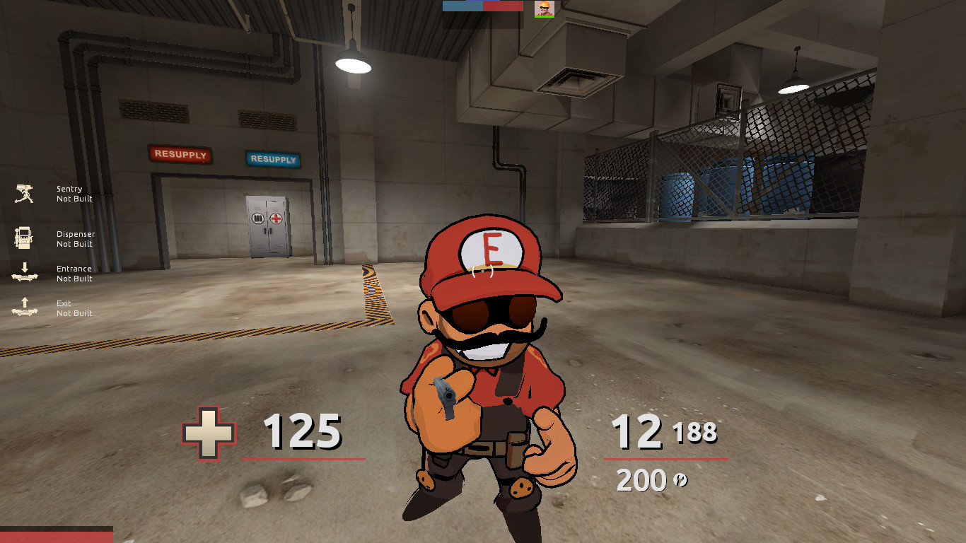 Engineer Mario Mix - [Engineer] Mod for Team Fortress 2 | TF2 Mods