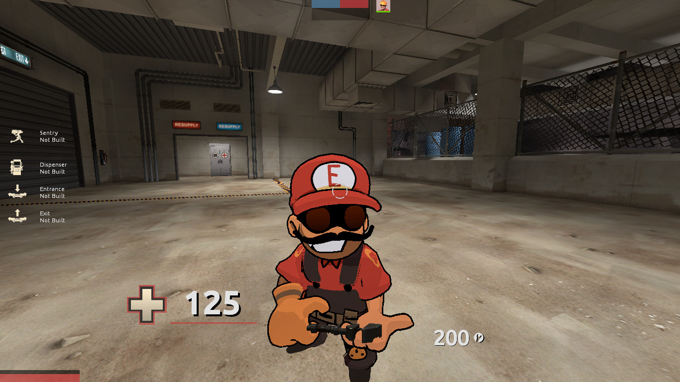 Engineer Mario Mix - [Engineer] Mod for Team Fortress 2 | TF2 Mods