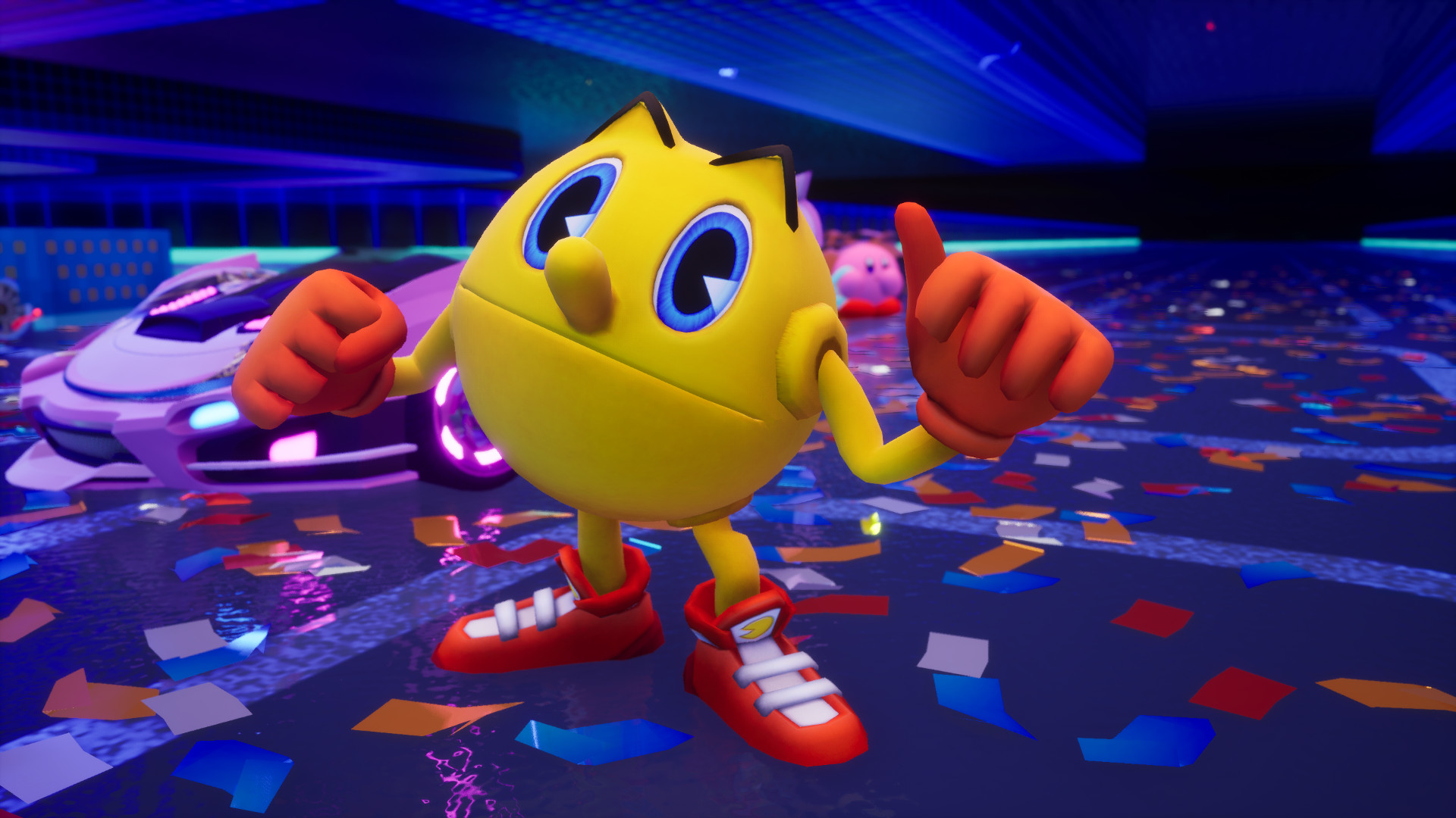 Pacster from Pacman Ghostly Adventures over PacMan Mod for Sonic Racing ...