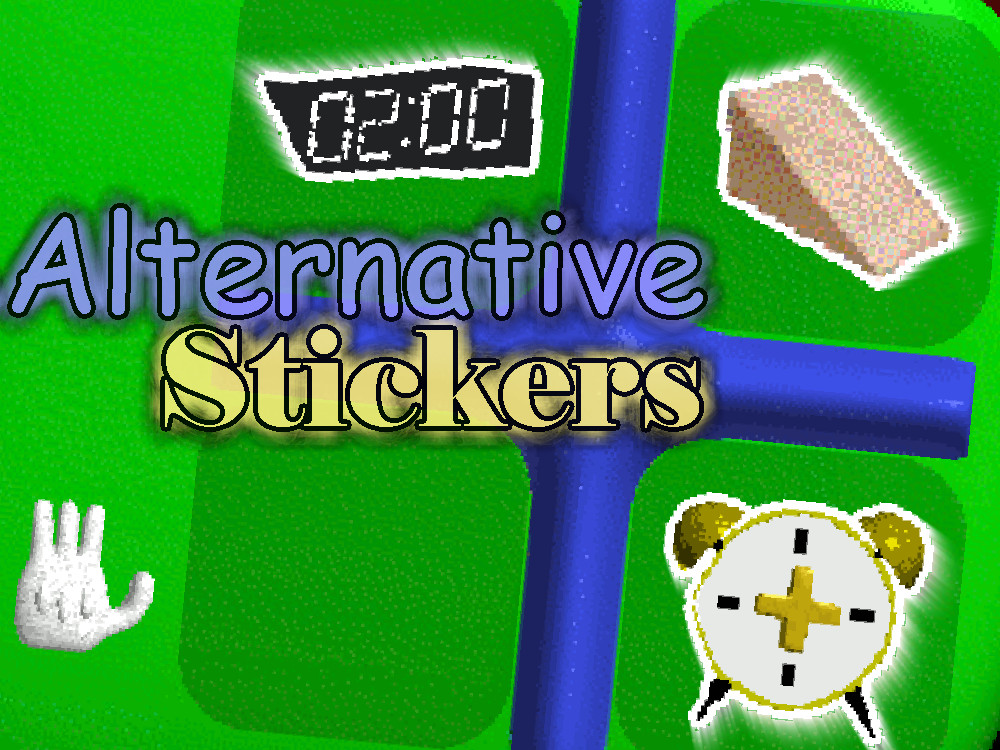 (V0.14.X) Alternative Stickers Mod for Baldi's Basics | Baldi Mods