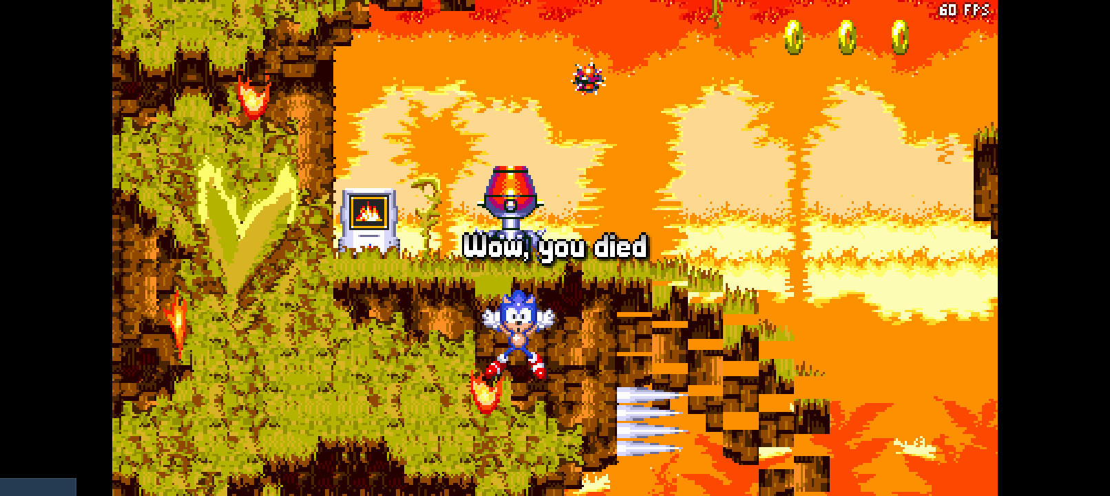 Death Messages Mod for Sonic 3 A.I.R. | S3AIR Mods