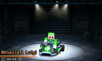Mario & Luigi (Minecraft: Super Mario Mash-Up) Mod for Mario Kart 7 ...