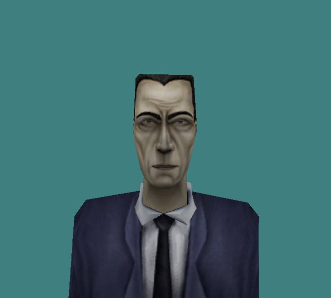 Hl1 styled PS2HD+ quality HL2 gman Mod for Half-Life | HL Mods