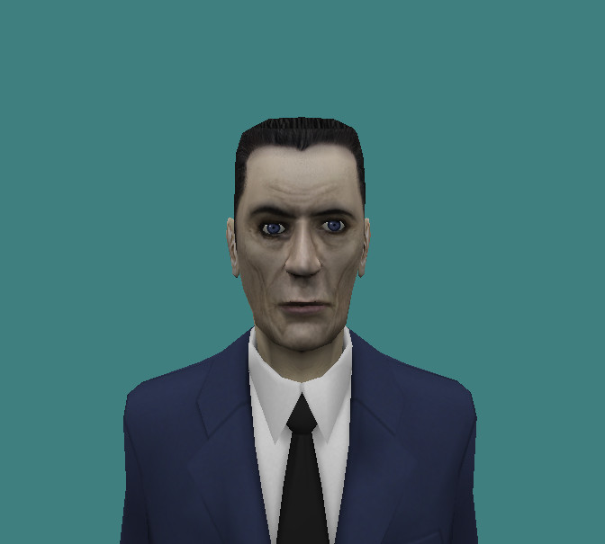 Hl1 styled PS2HD+ quality HL2 gman Mod for Half-Life | HL Mods