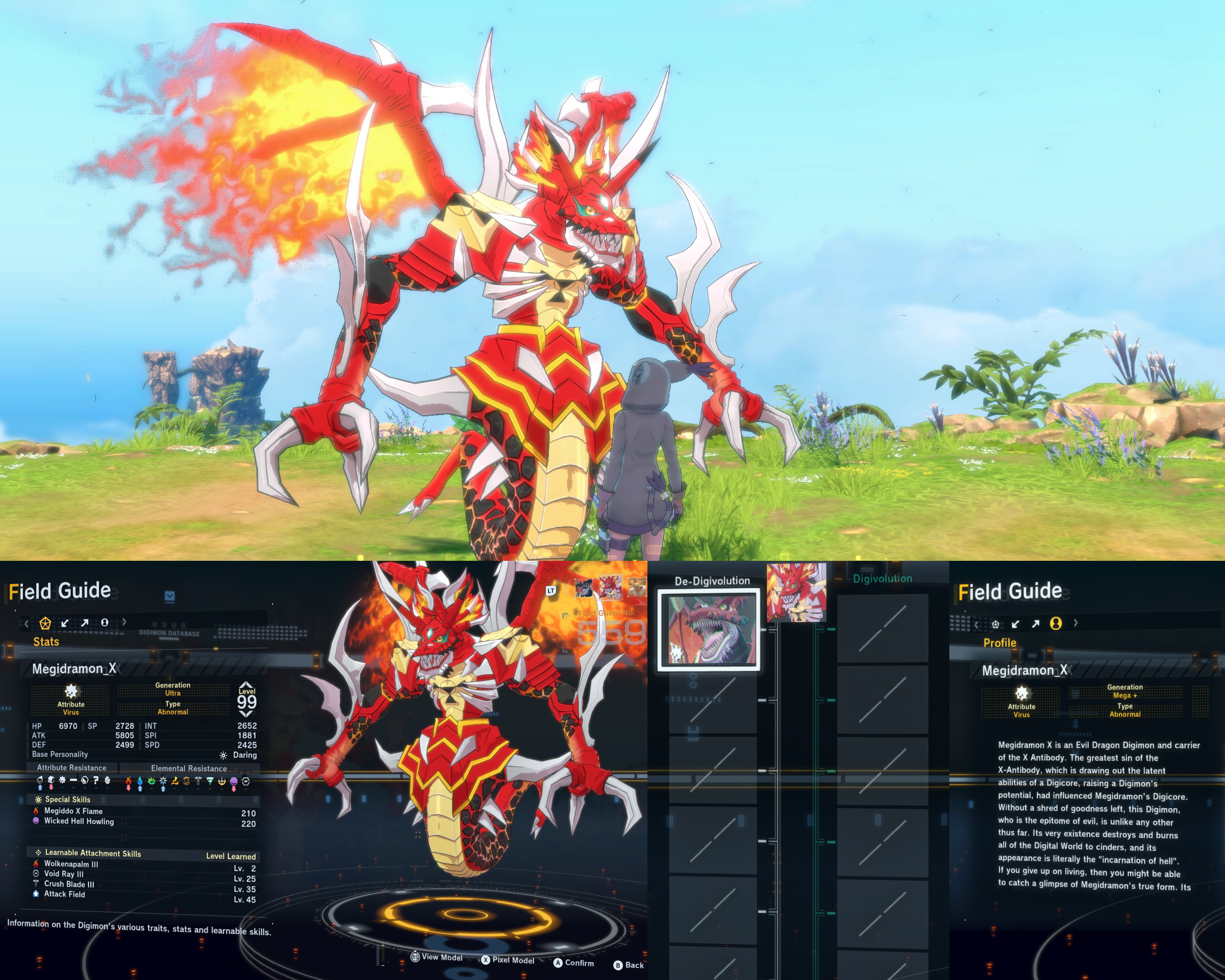 X-Digimon Part 1 Megidramon/Herculeskabuterimon X Mod for Digimon Story ...
