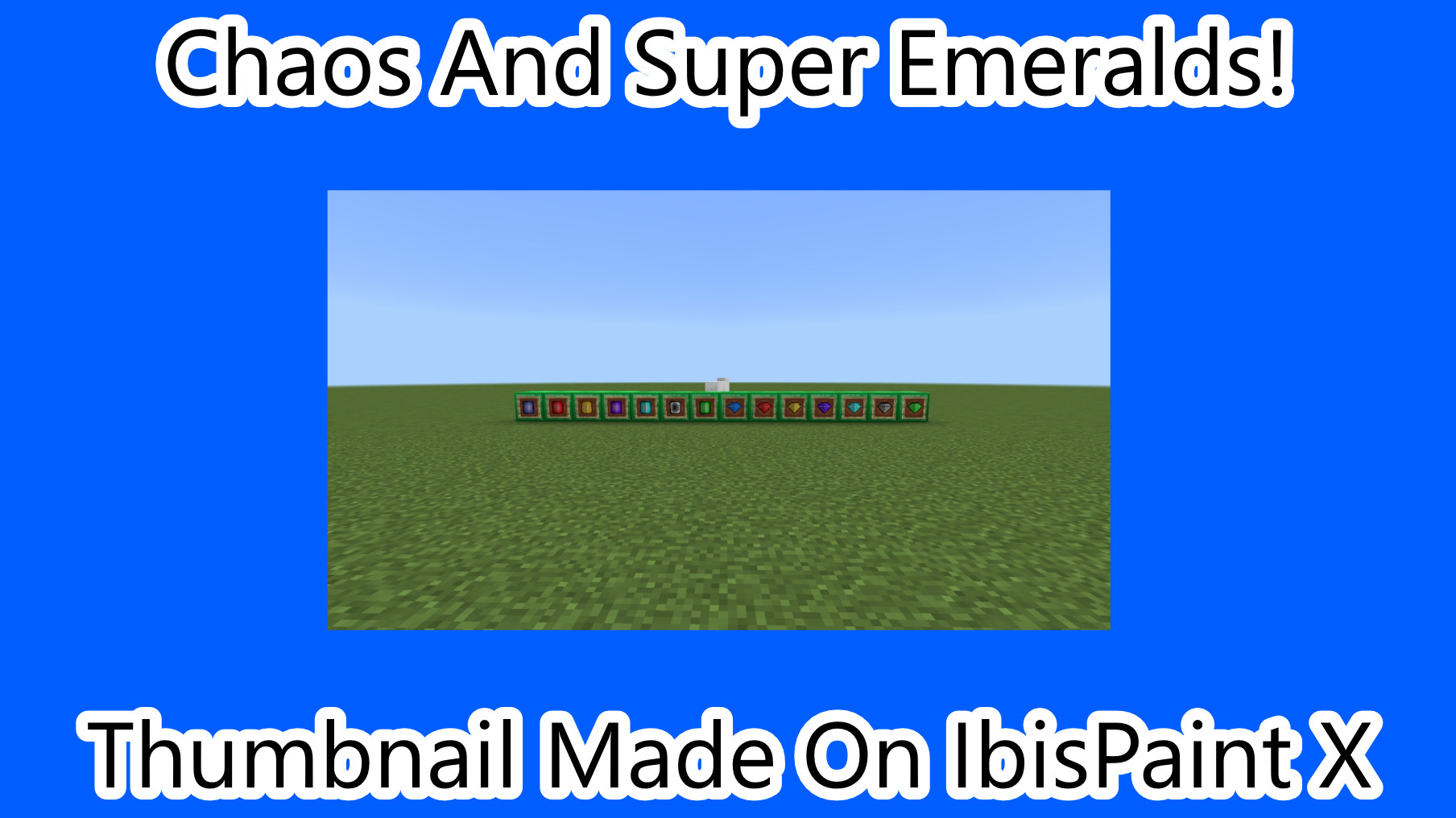 Chaos And Super Emeralds Mod for Minecraft: Bedrock Edition | MC:BE Mods