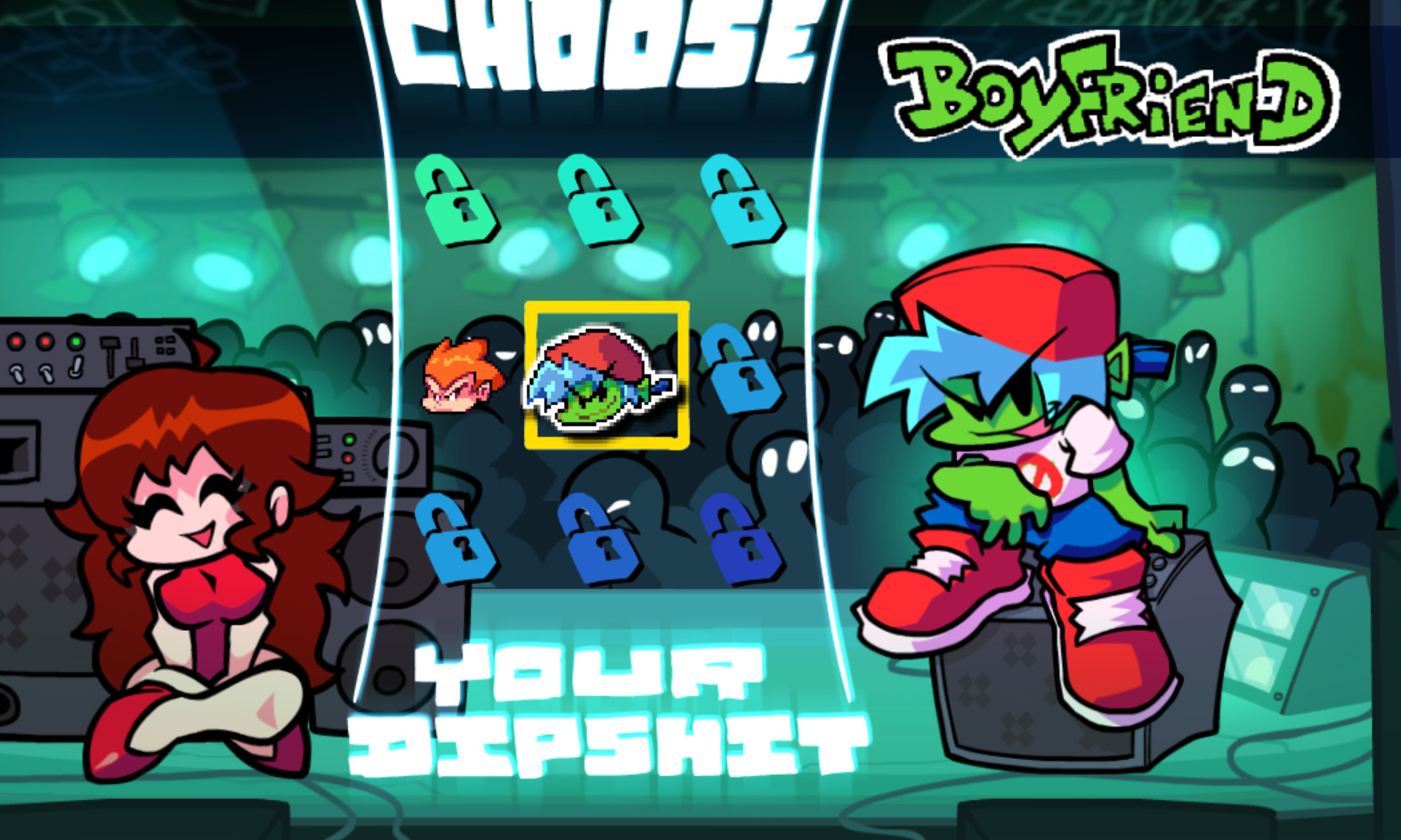 [V-Slice] GREENFRIEND (Green Boyfriend Skin) Mod for Friday Night ...