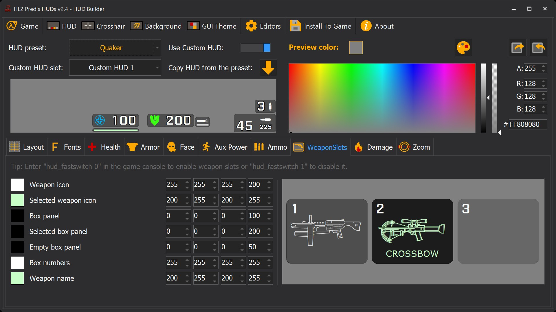 HL2 Pred's HUDs Mod for Half-Life 2 | HL2 Mods