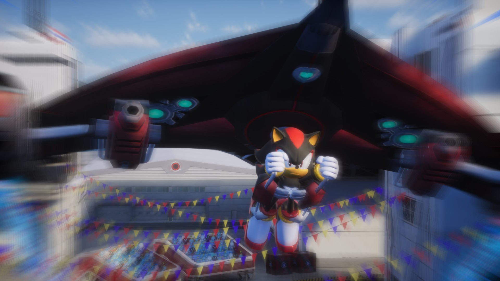 Shadow on a Bike Mod for Sonic Racing: CrossWorlds | SR:CW Mods