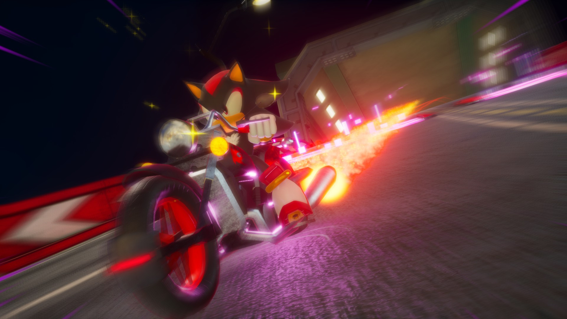 Shadow on a Bike Mod for Sonic Racing: CrossWorlds | SR:CW Mods