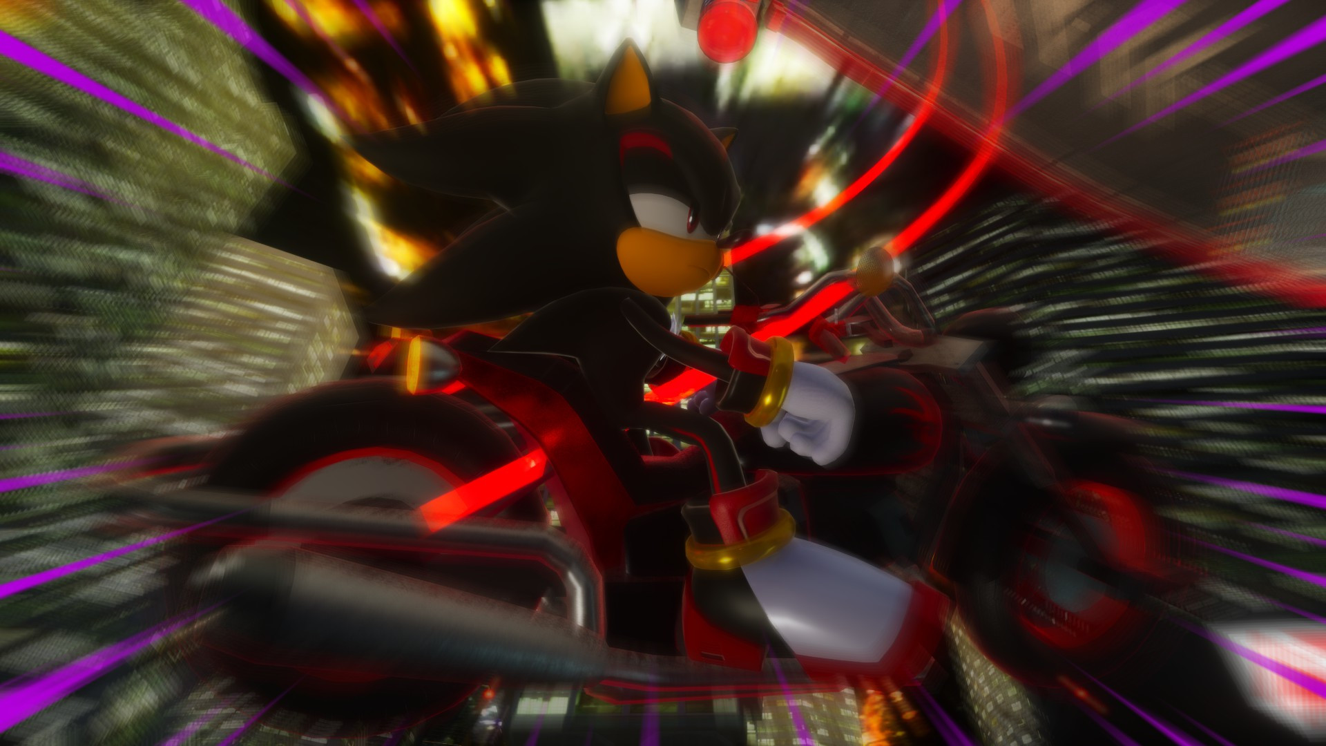 Shadow on a Bike Mod for Sonic Racing: CrossWorlds | SR:CW Mods