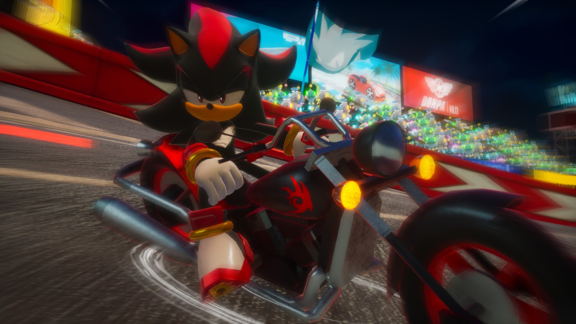 Shadow on a Bike Mod for Sonic Racing: CrossWorlds | SR:CW Mods