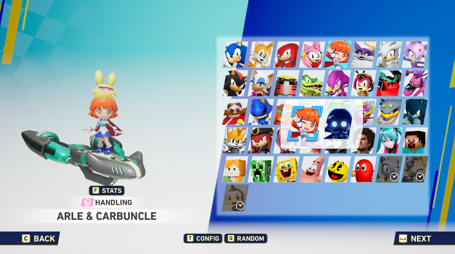 Arle and Carbuncle (Puyo Puyo) Mod for Sonic Racing: CrossWorlds | SR ...