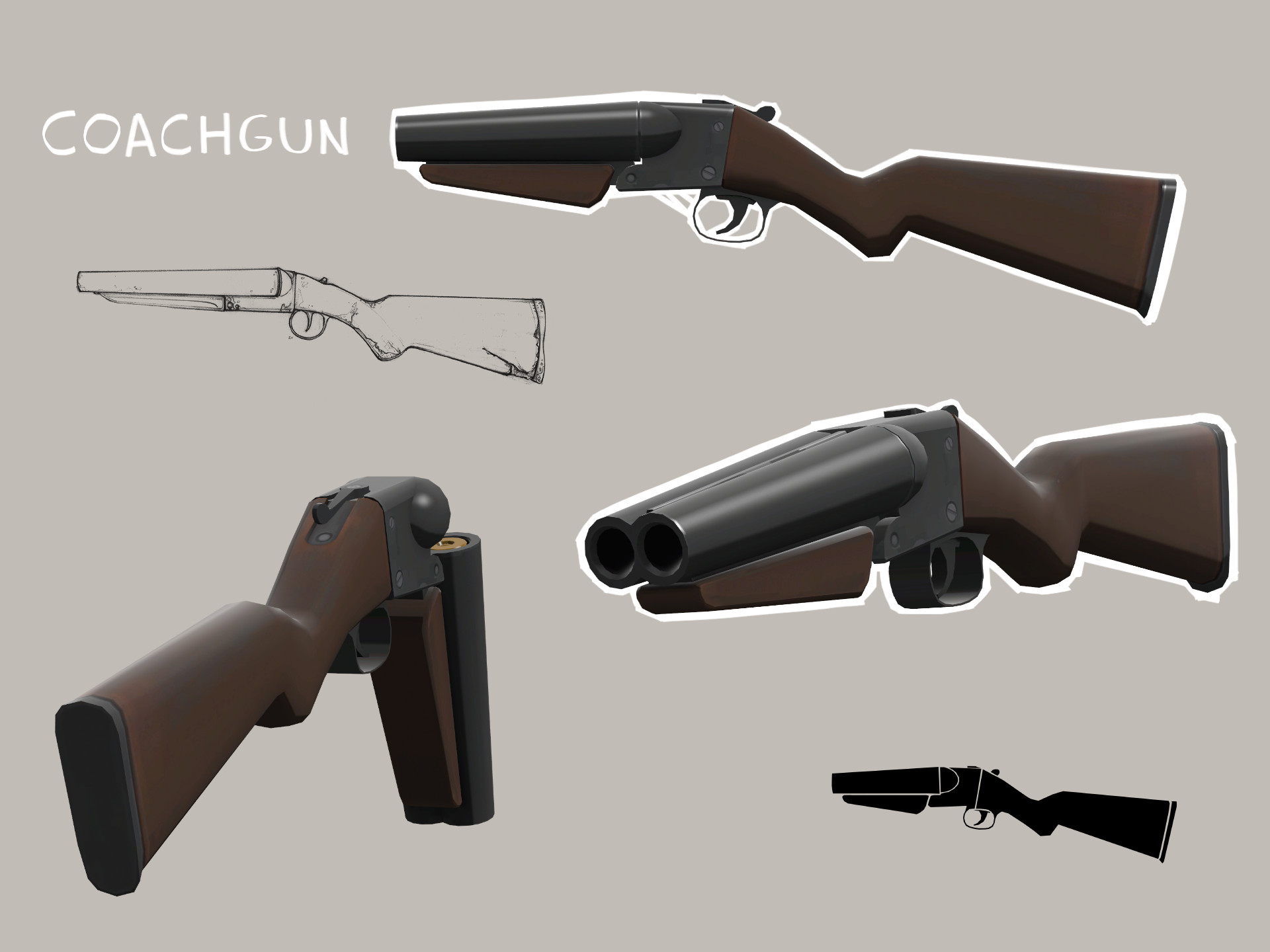 The Coach Gun Mod for Team Fortress 2: Gold Rush | TF2GR Mods