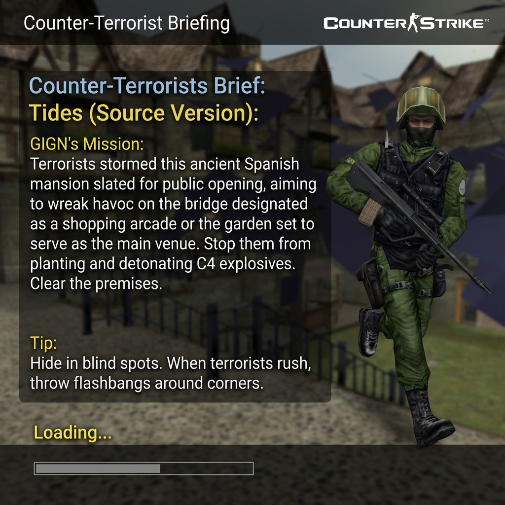 de_tides_css Mod for Counter-Strike 1.6 | CS1.6 Mods