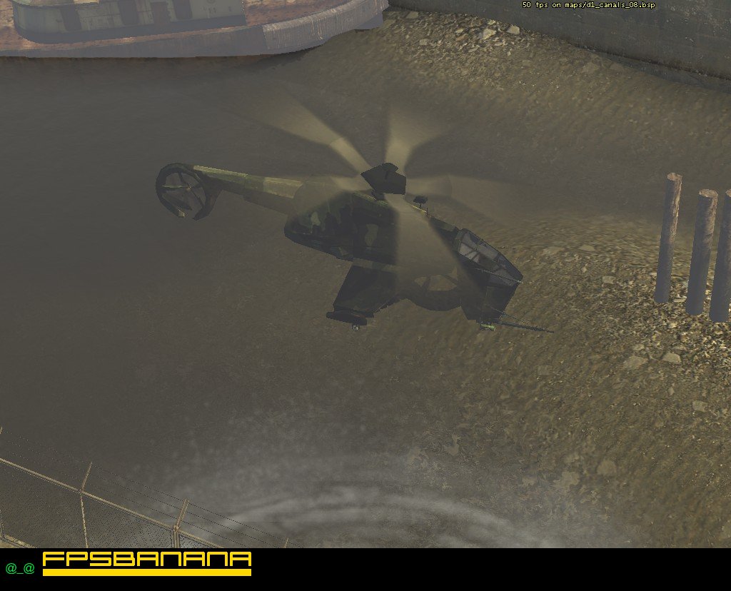 Camo Helicopter [Half-Life 2] [Mods]