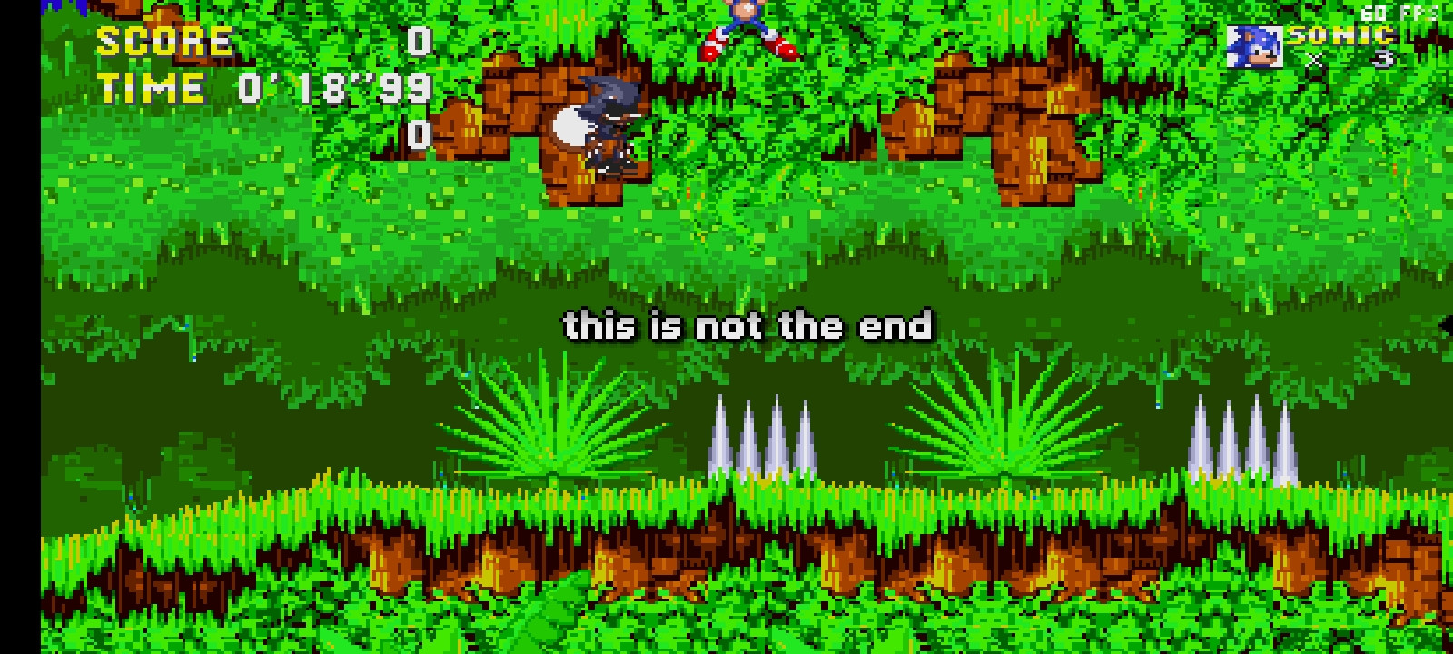 Meadens death messages Mod for Sonic 3 A.I.R. | S3AIR Mods