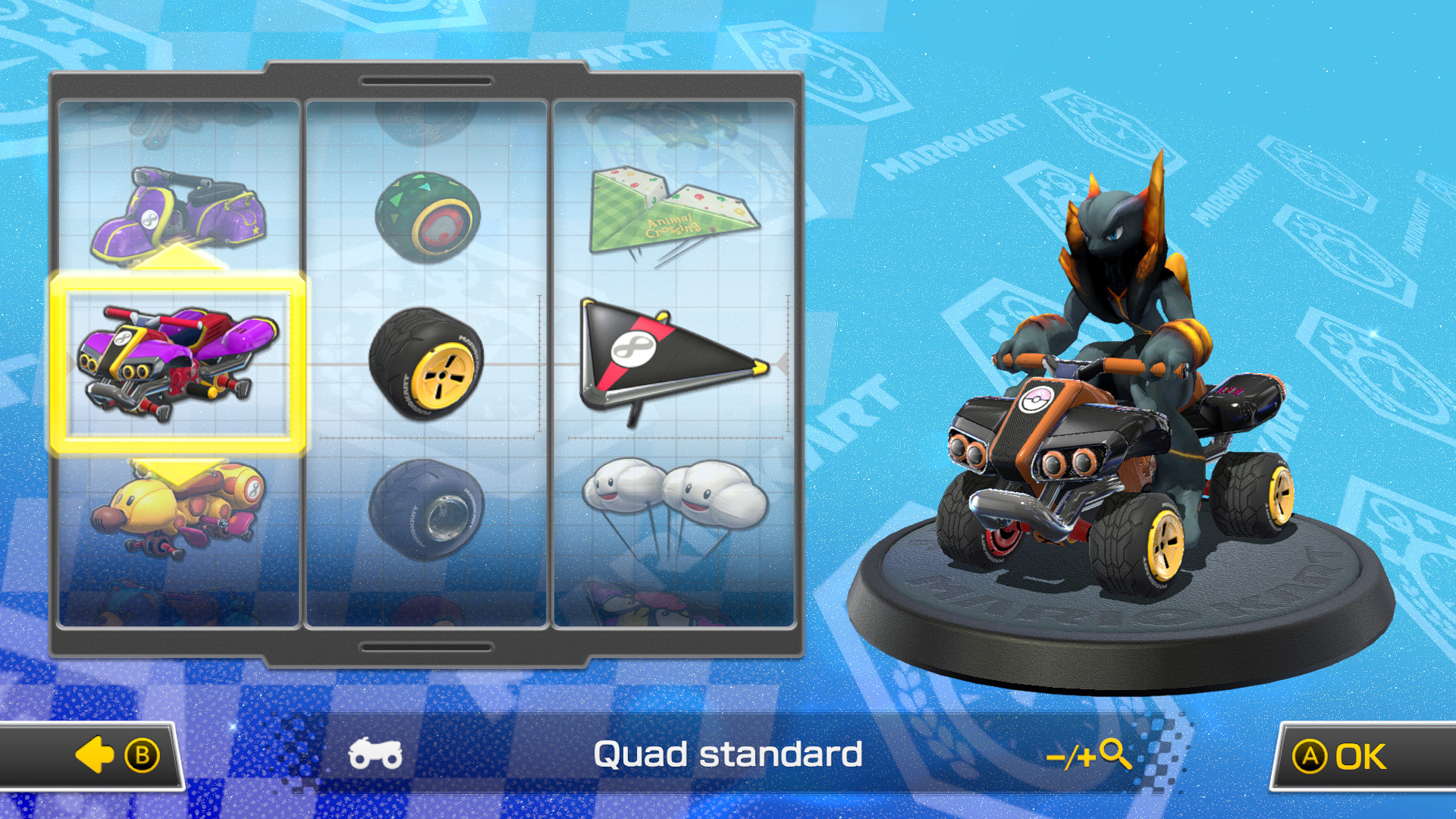 Custom Karts and Custom Glider Shadow MegaMewtwo X Mod for Mario Kart 8 ...
