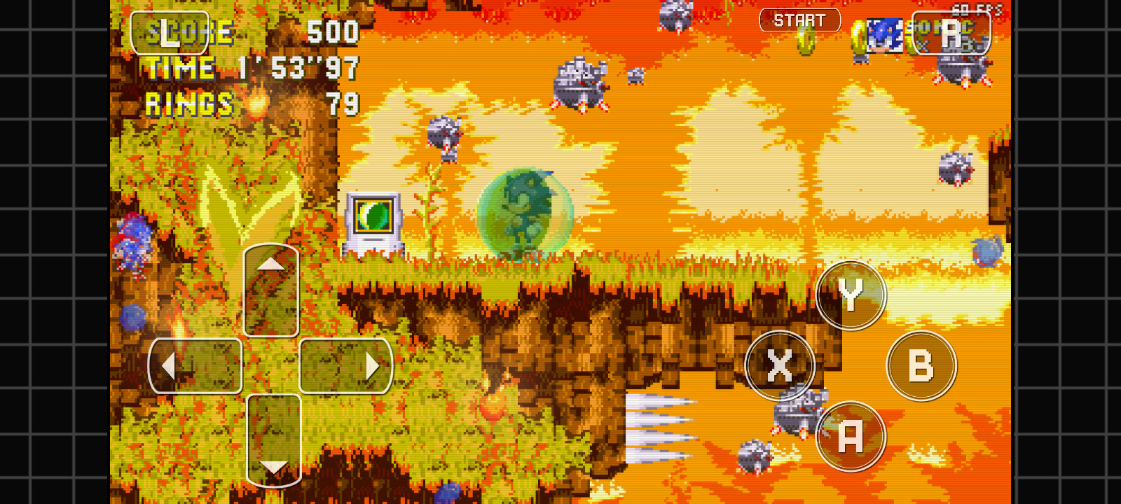 Sonic Advance Classic Shield In S3AIR Mod for Sonic 3 A.I.R. | S3AIR Mods