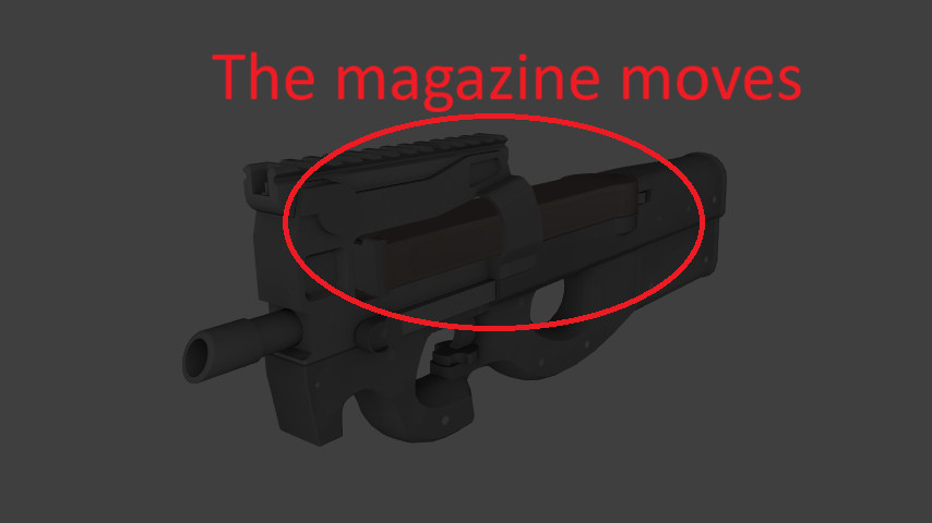 Medic's P90 w/ rigged magazine Mod for Team Fortress 2 | TF2 Mods