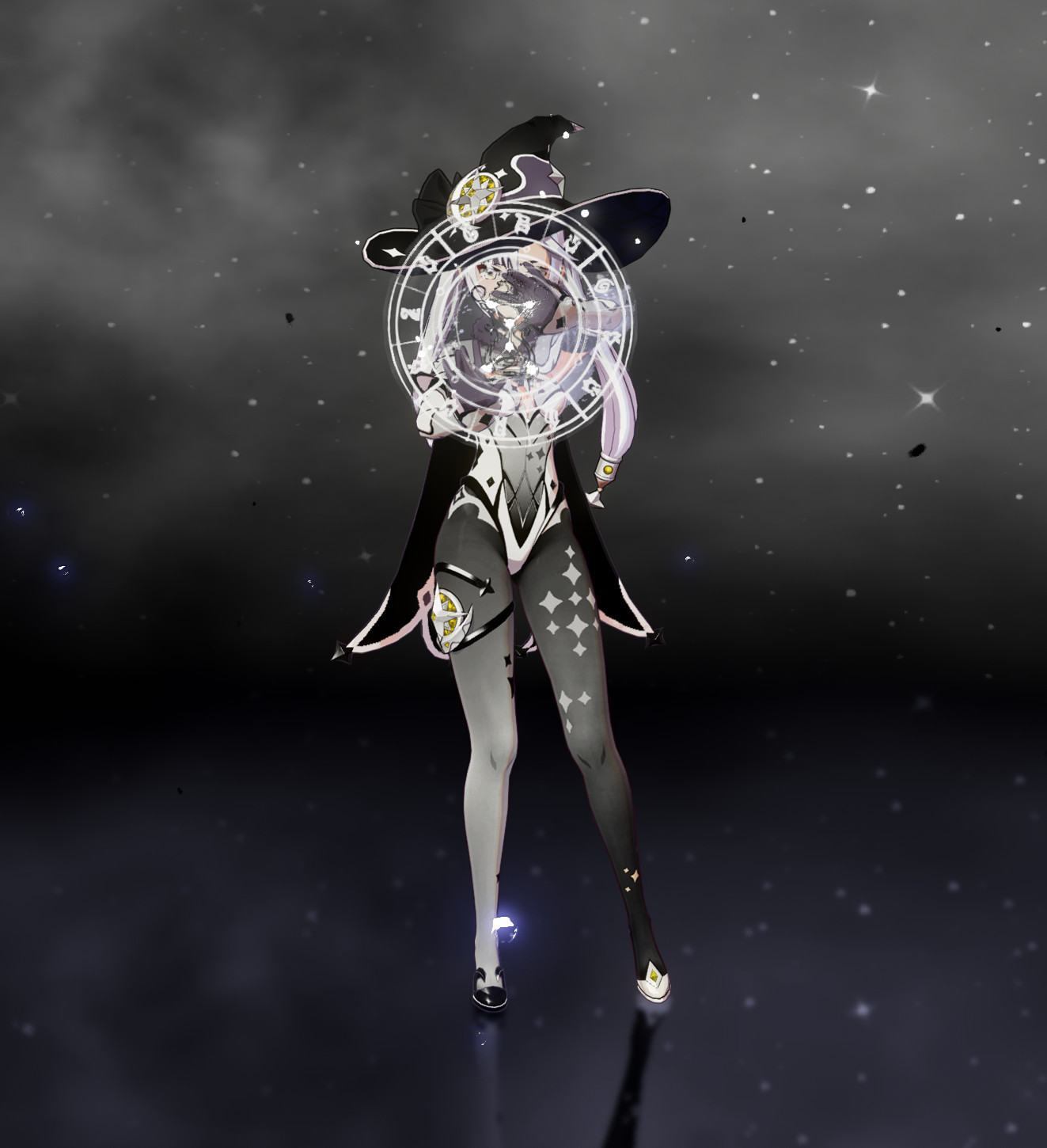 Mona Fateless - Recolor overhaul Mod for Genshin Impact | GI Mods