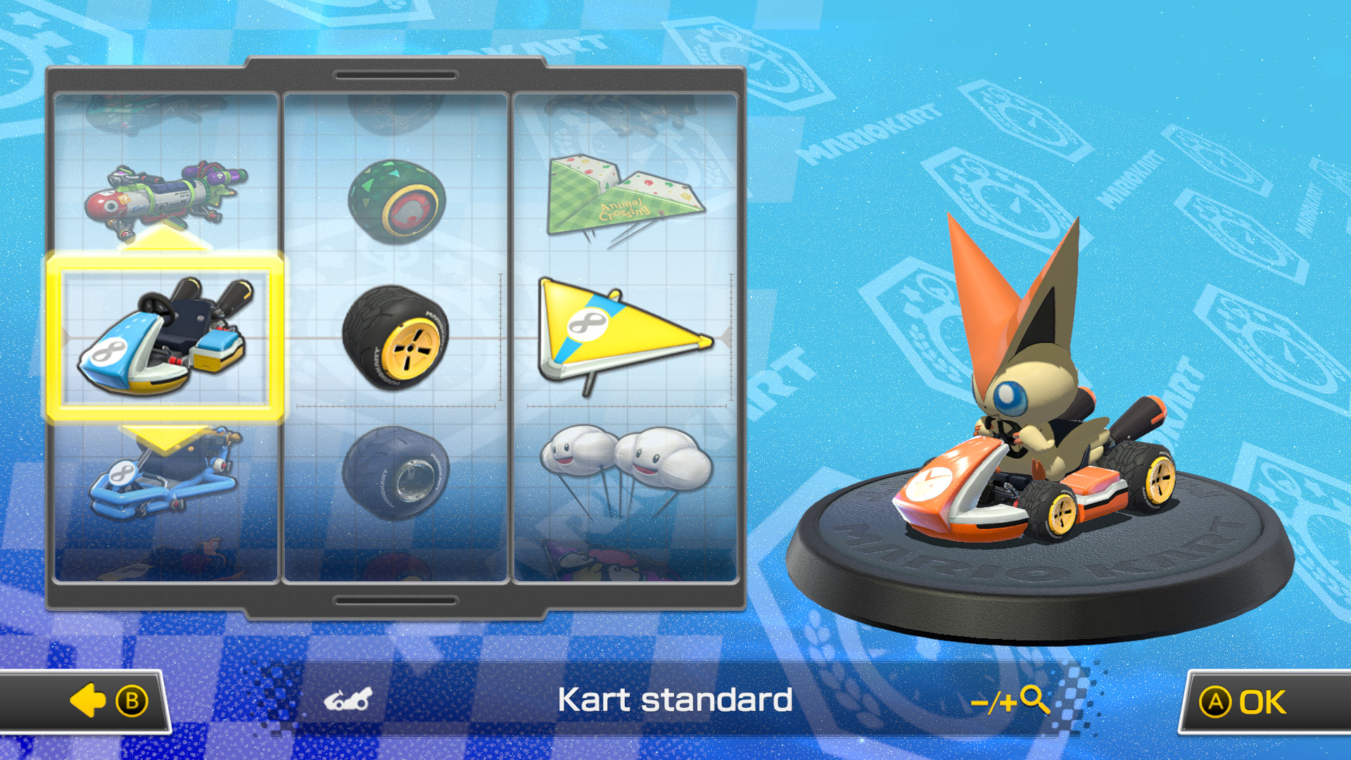 Custom Karts and Custom Glider for Victini Dx mod Mod for Mario Kart 8 ...