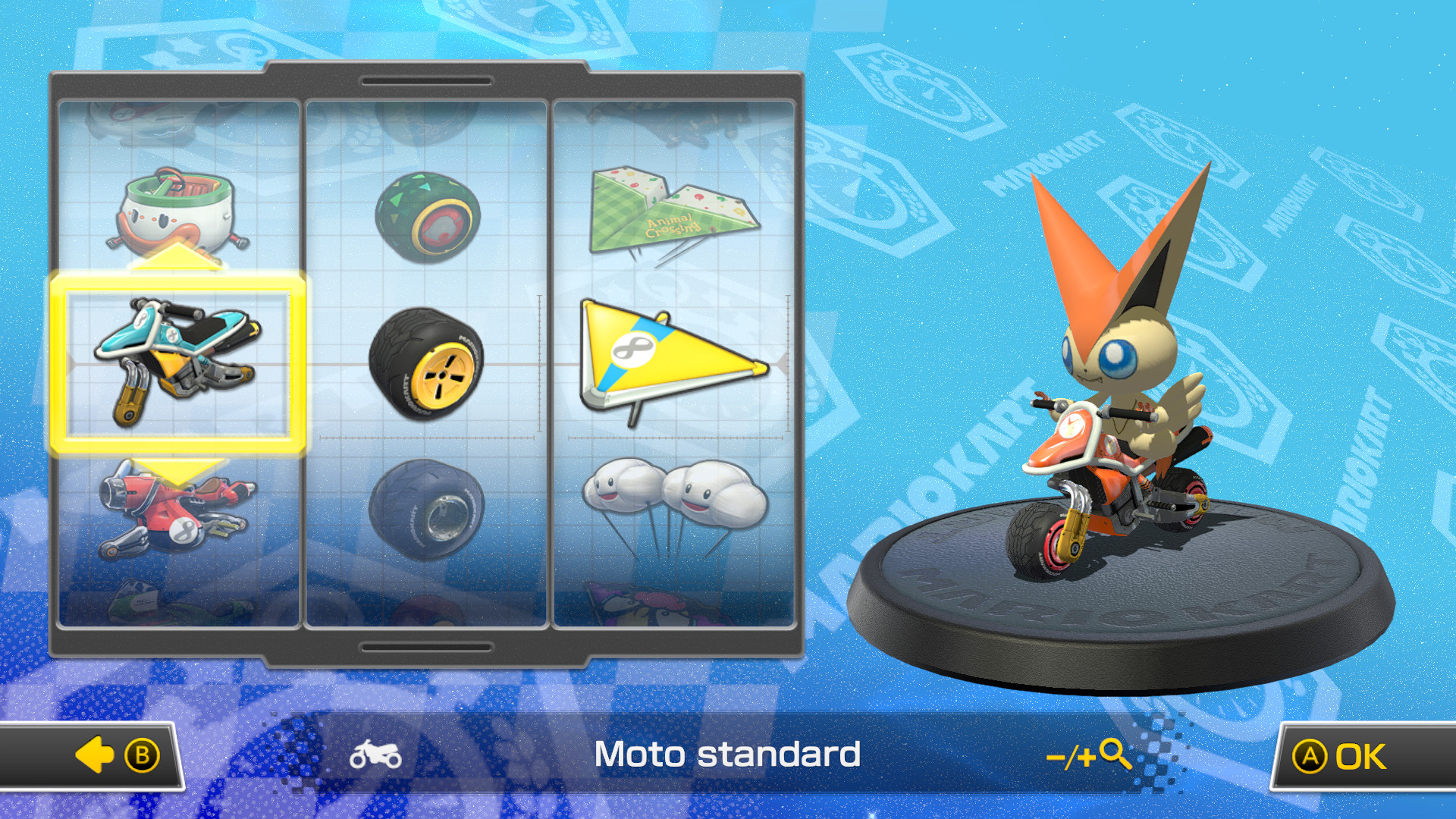 Custom Karts and Custom Glider for Victini Dx mod Mod for Mario Kart 8 ...