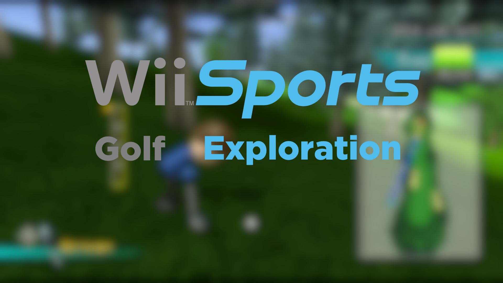 Wii Sports Golf: Explorer Mode Mod for Wii Sports | Wii Sports Mods