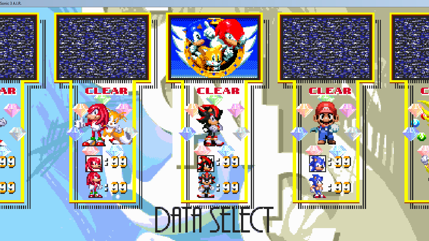 150% Save File Mod for Sonic 3 A.I.R. | S3AIR Mods