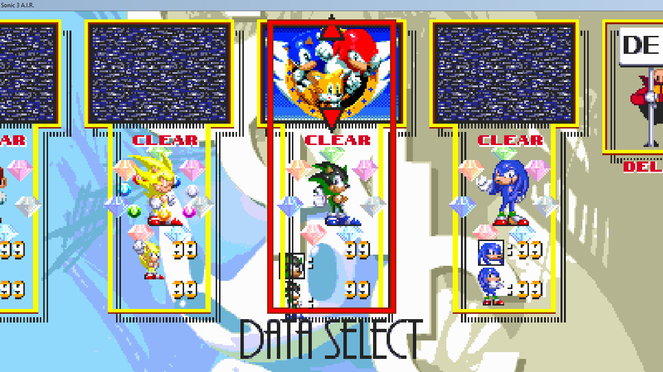 150% Save File Mod for Sonic 3 A.I.R. | S3AIR Mods