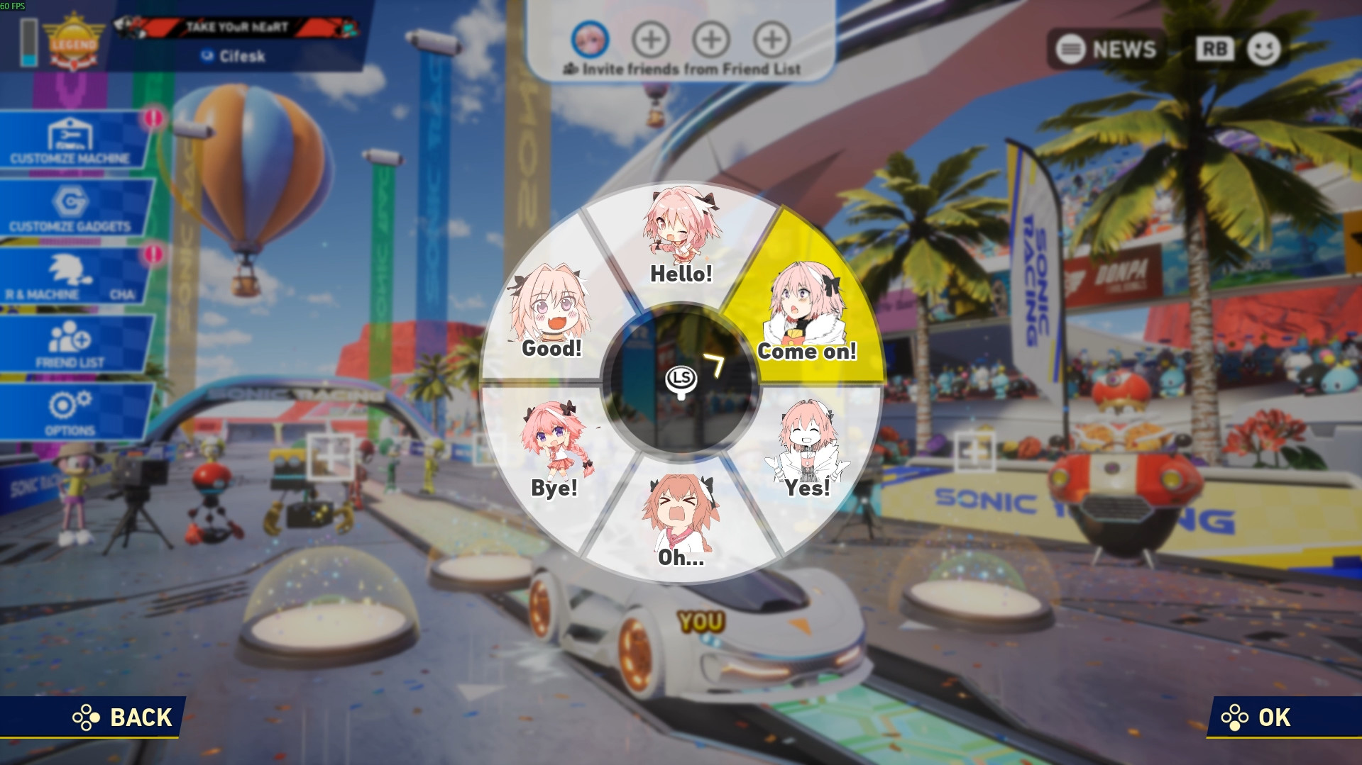 Astolfo (Fate/EXTELLA Link) Mod for Sonic Racing: CrossWorlds | SR:CW Mods