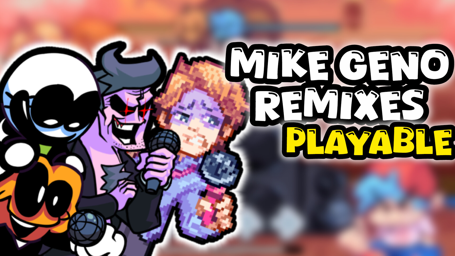 Mike Geno Remixes PLAYABLE Mod for Friday Night Funkin' | FNF Mods