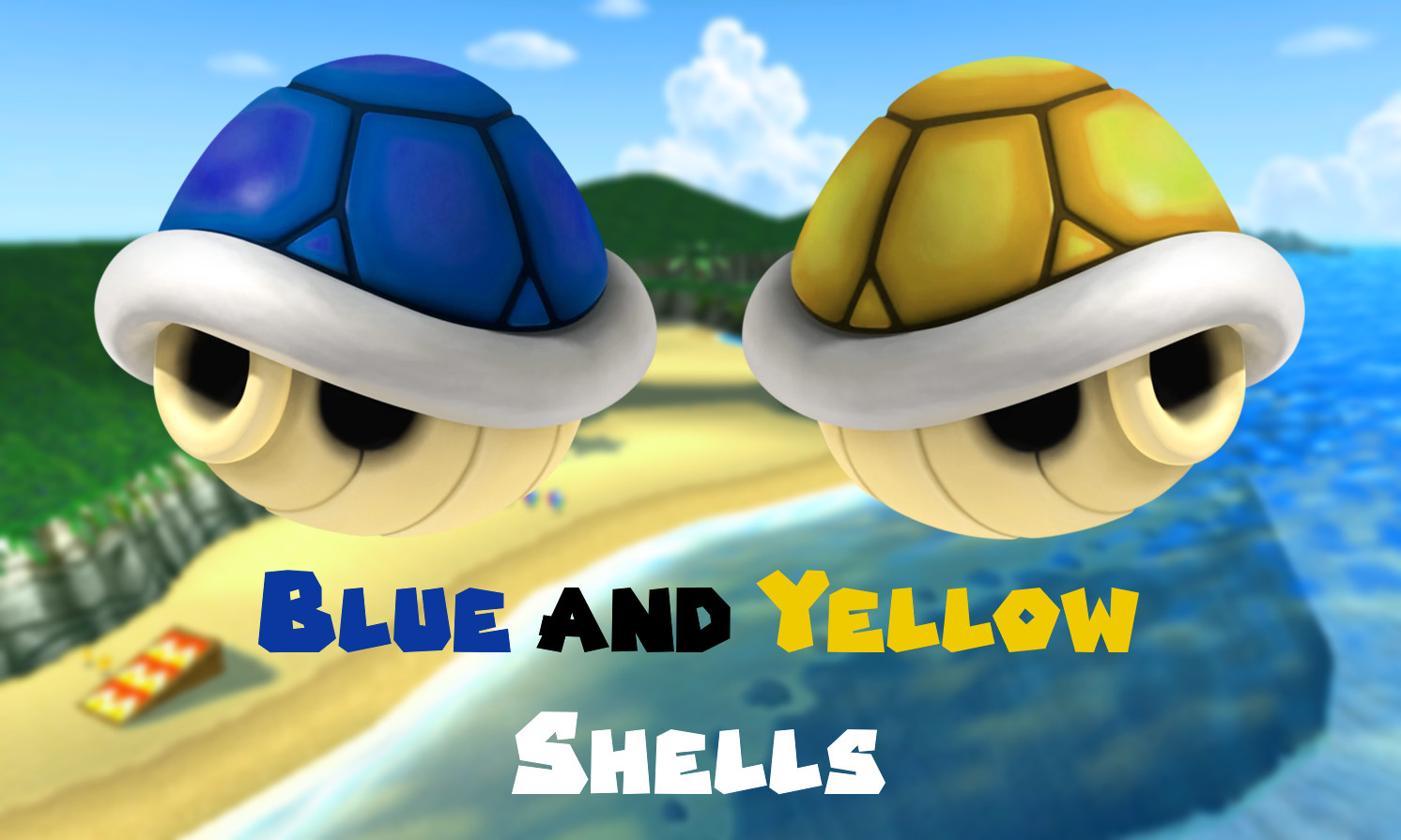 Blue and Yellow Shells Mod for Mario Kart 7 | MK7 Mods