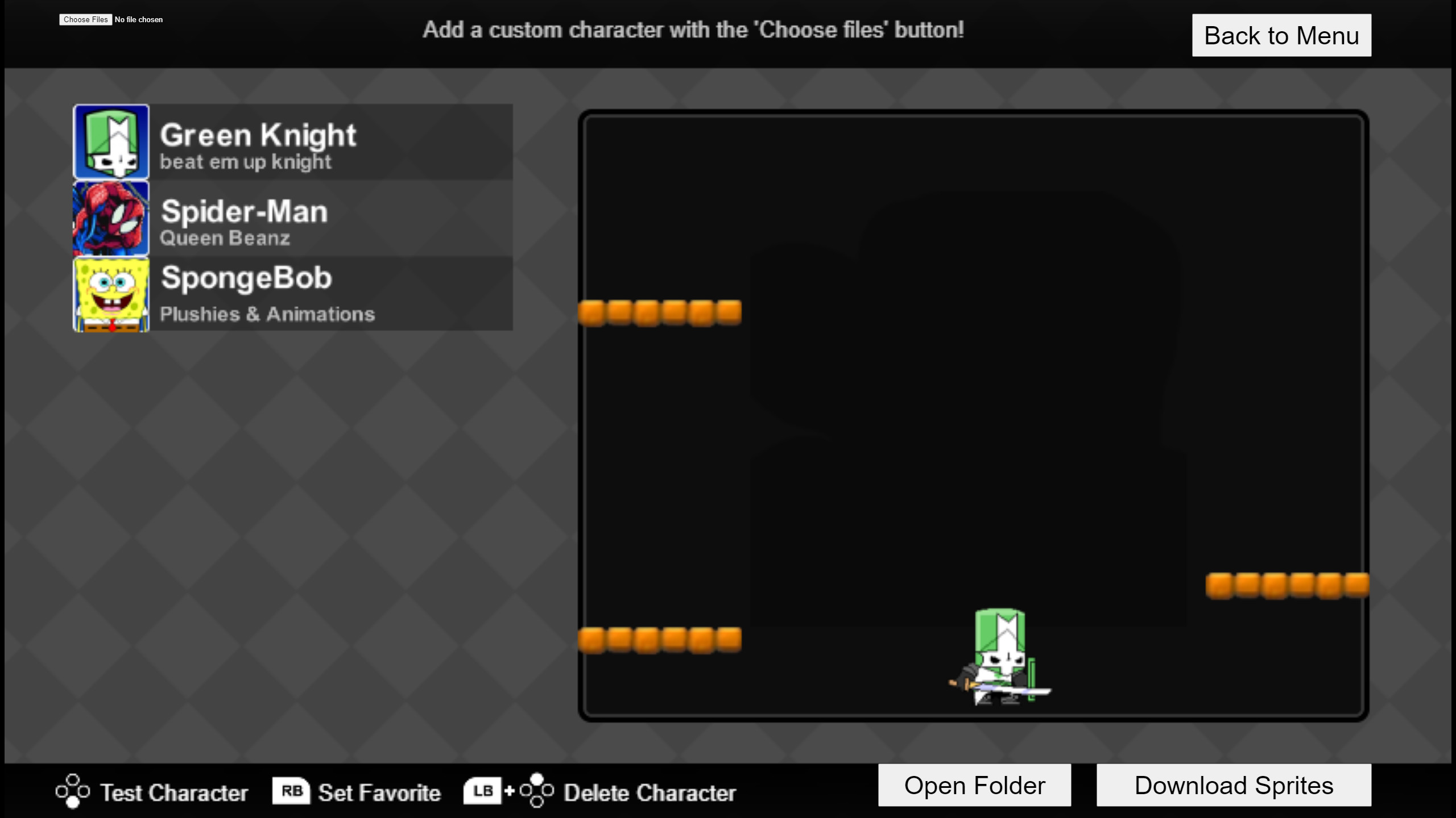 Green Knight (Castle Crashers) Mod for Party Project | PProject Mods
