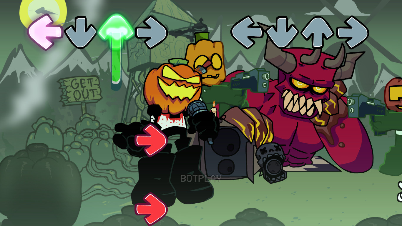 [P-Slice] FNF: SPOOKY MIX Mod for Friday Night Funkin' | FNF Mods