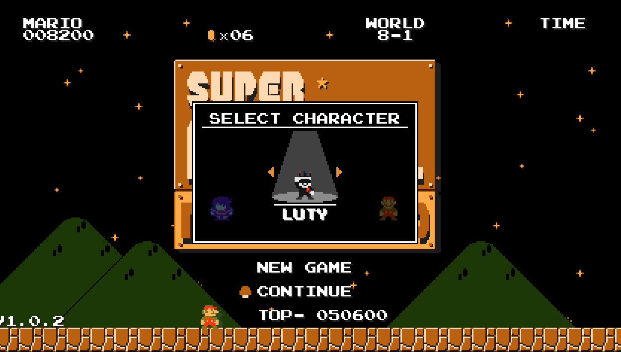 Luty custom character mod! Add-on Mod for Super Mario Bros. Remastered ...