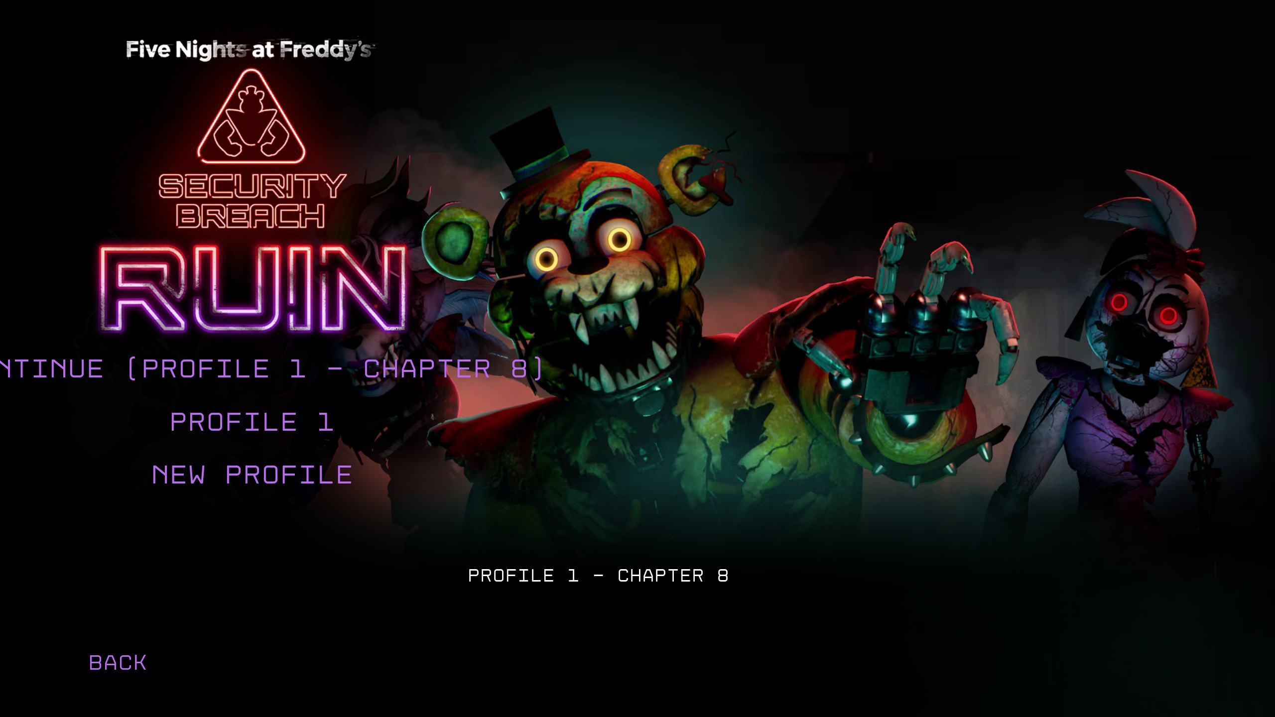 New Menu Screens Mod for Five Nights at Freddy's: Security Breach ...