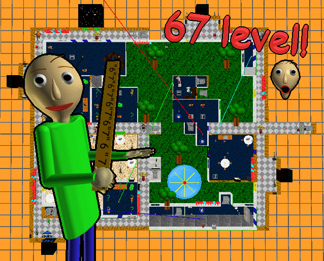 Funny 67 Shaped Level! Mod for Baldi's Basics | Baldi Mods
