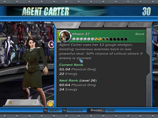 Peggy Carter Mini-Booster Mod for Marvel: Ultimate Alliance | MUA Mods