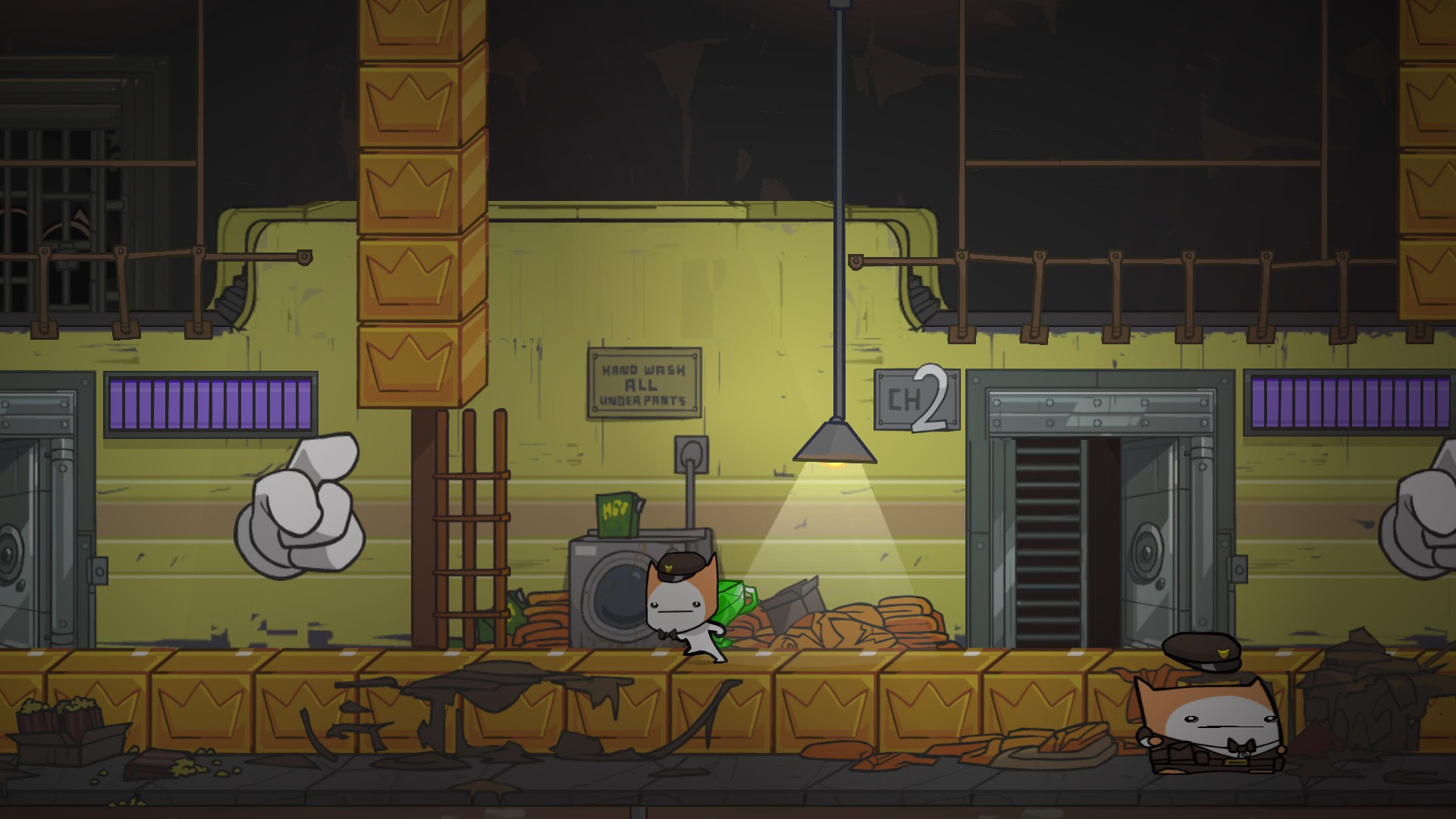 Gold Hallway Floor Mod for BattleBlock Theater | BBT Mods