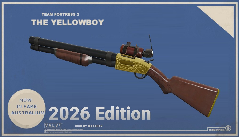 Yellowboy Frontier Justice 2026 Edition Mod for Team Fortress 2 | TF2 Mods
