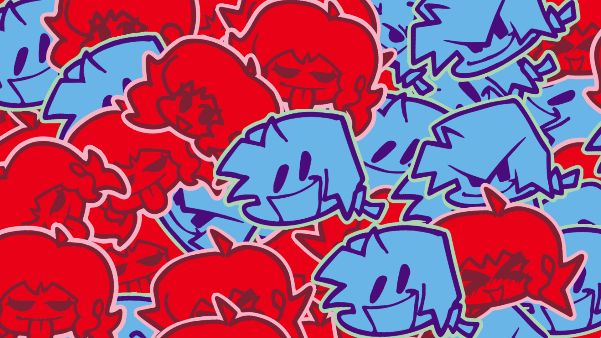 FNF Stickers: More Accurate! Mod for Friday Night Funkin' | FNF Mods
