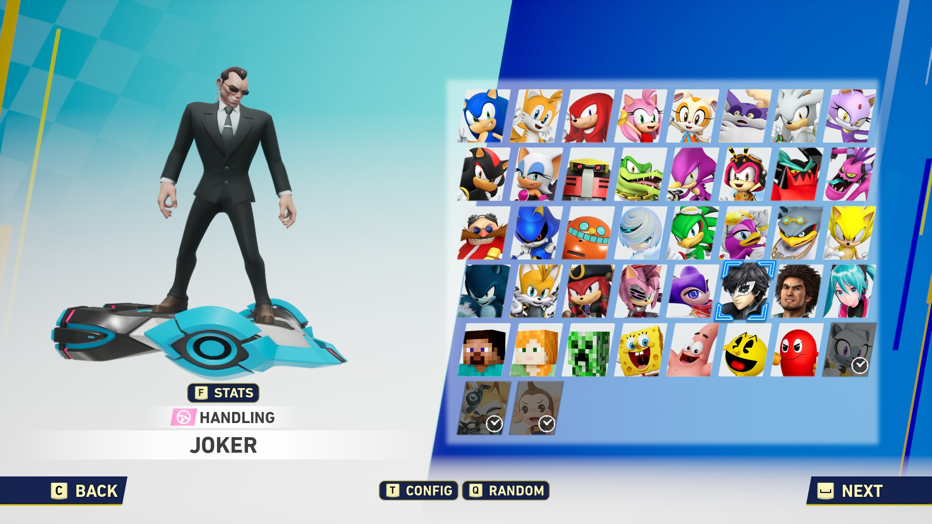 Joker Agent Smith Mod for Sonic Racing: CrossWorlds | SR:CW Mods