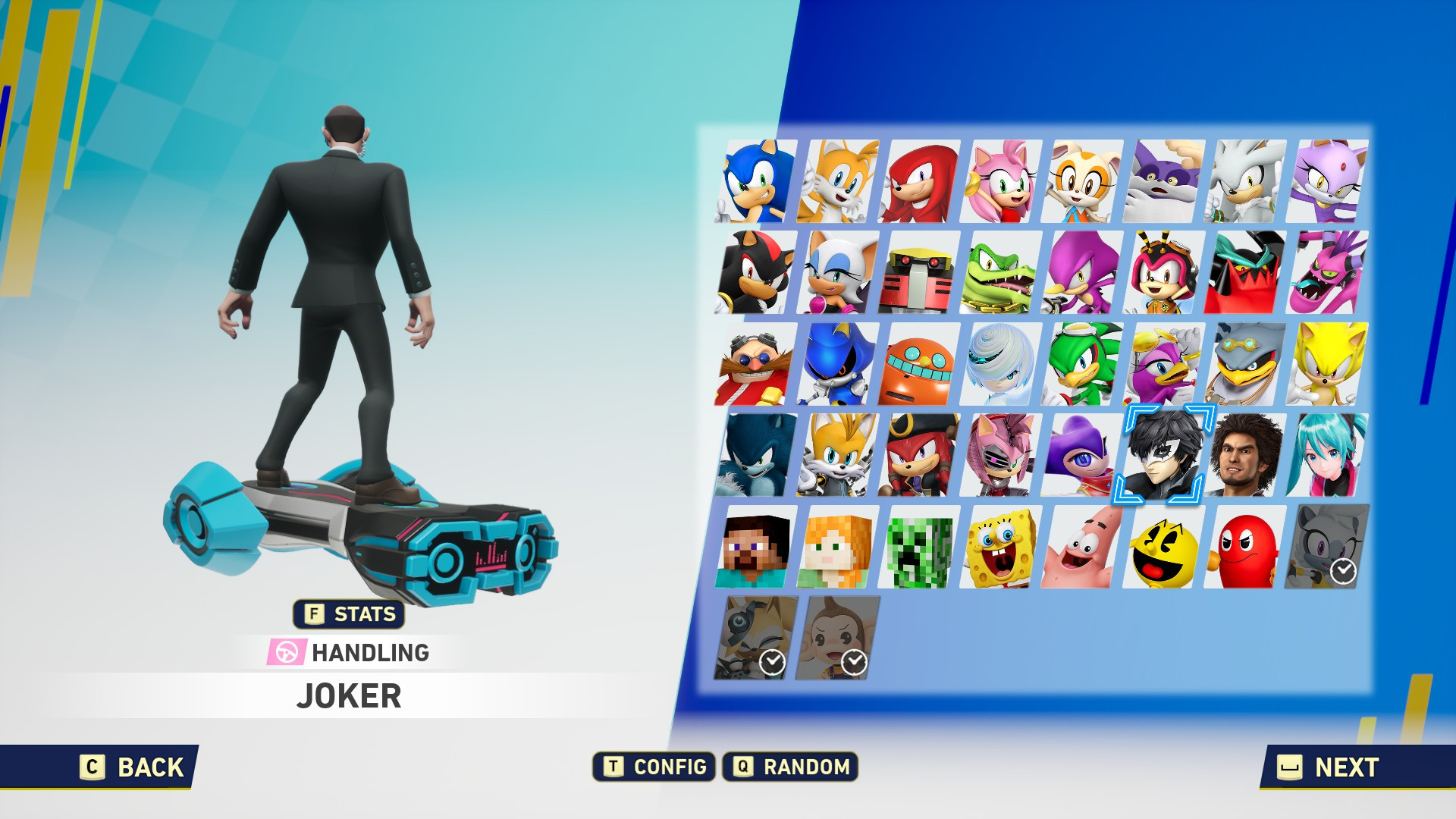 Joker Agent Smith Mod for Sonic Racing: CrossWorlds | SR:CW Mods