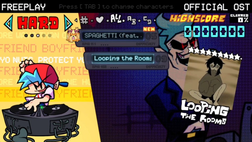 Looping the Rooms FANCHART Mod for Friday Night Funkin' | FNF Mods