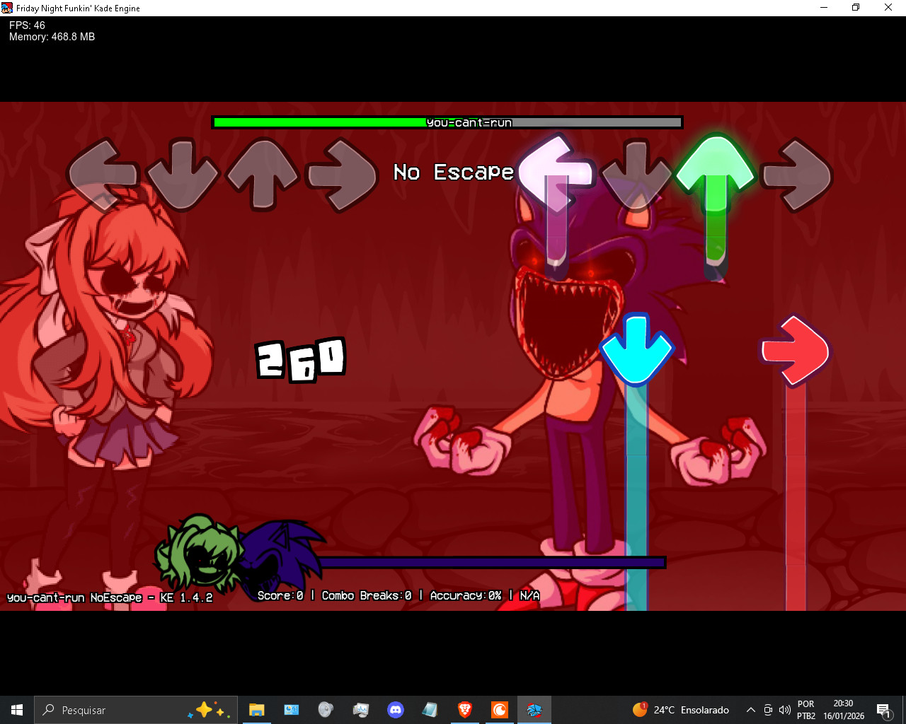 Monika.exe Vs Sonic.exe You Can't Run Encore Mod for Friday Night ...